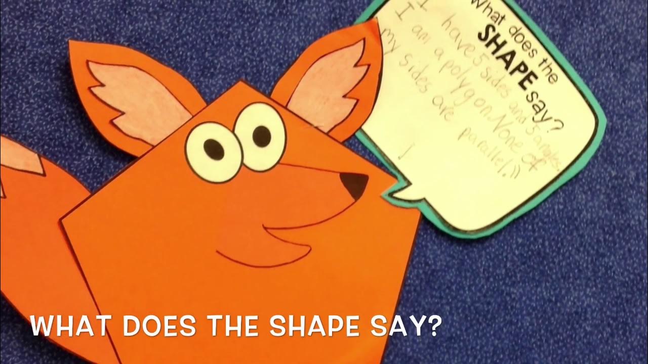What Does the SHAPE Say? Math for Kids - YouTube