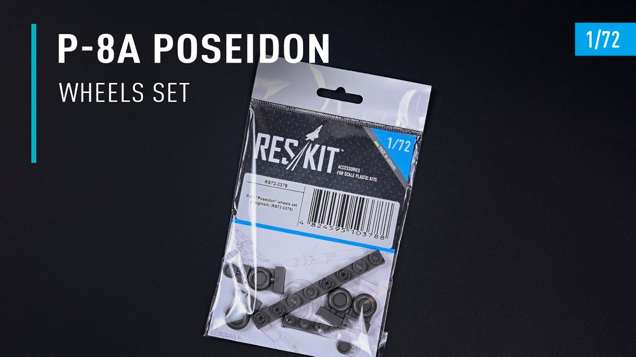 P-8A "Poseidon" wheels set (weighted) (1/72) by ResKit | Unboxing - YouTube