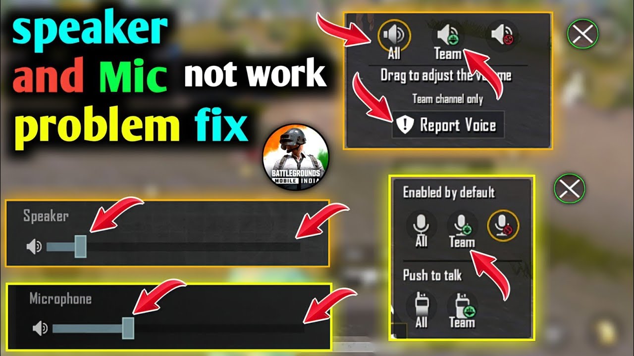 How to Fix Mic and Speaker Glitch in BGMI | Mic Glitch Fix in Pubg ...