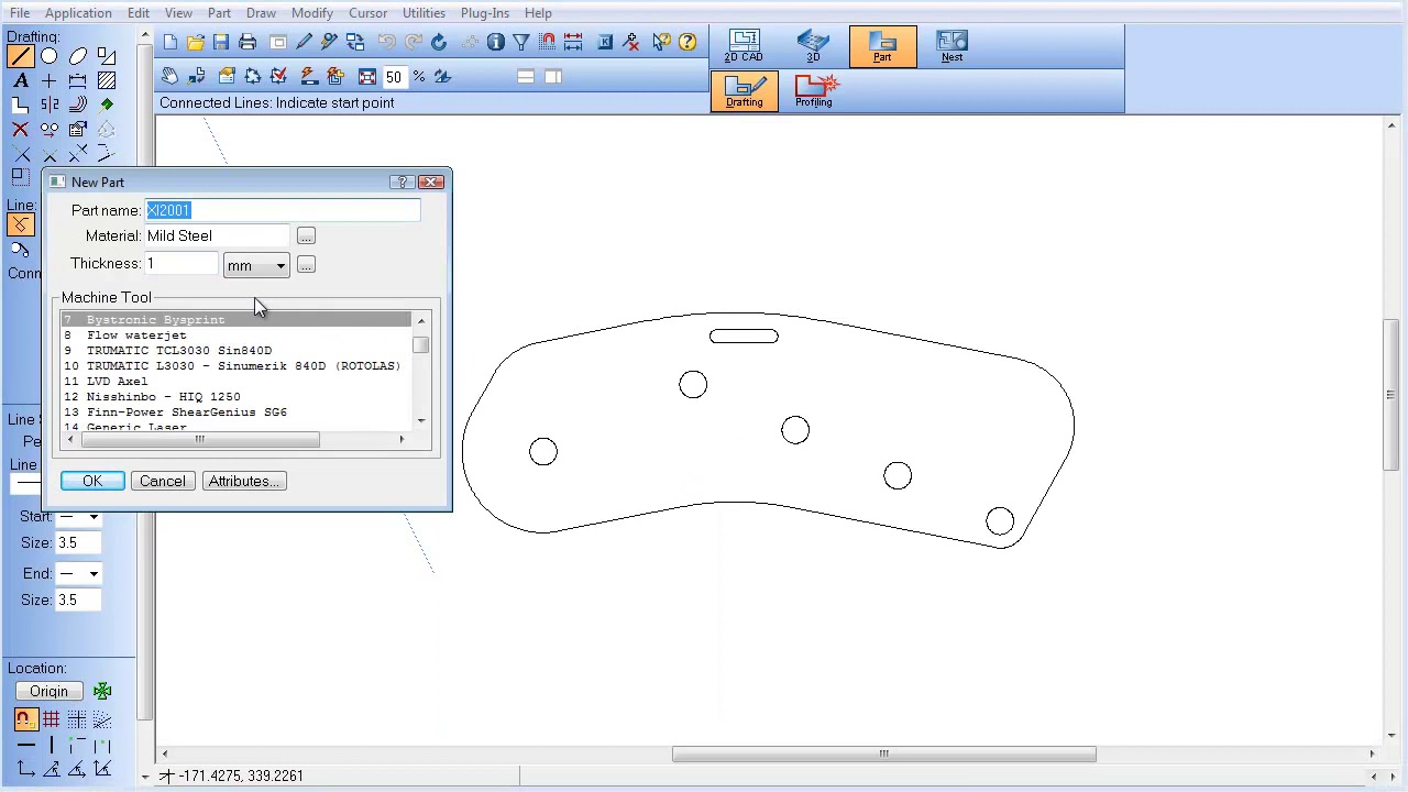 RADAN Import Single DXF - YouTube
