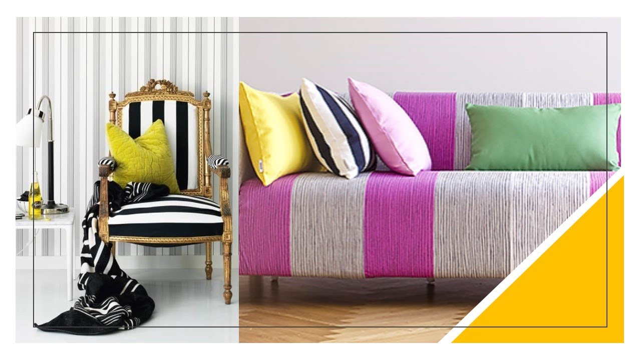 🔥12 Tips for decorating with stripes-Interior Design - YouTube