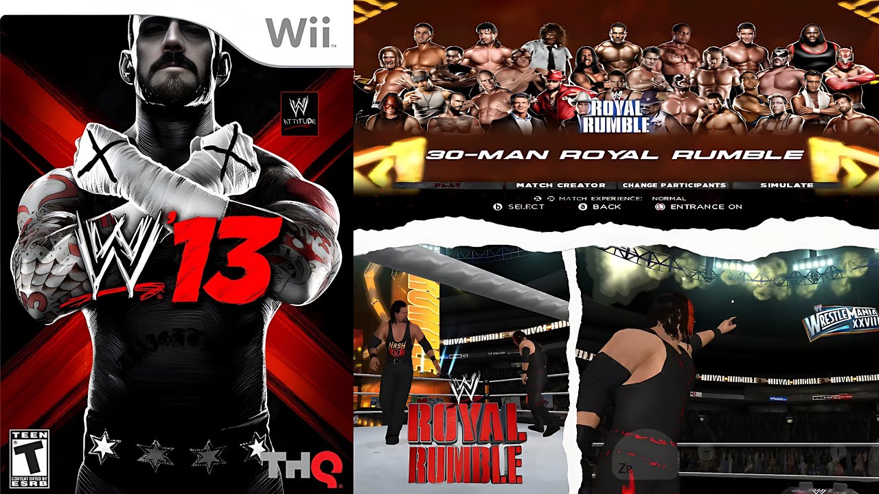 WWE 13 WII ROYAL RUMBLE MATCH PART 2 - YouTube