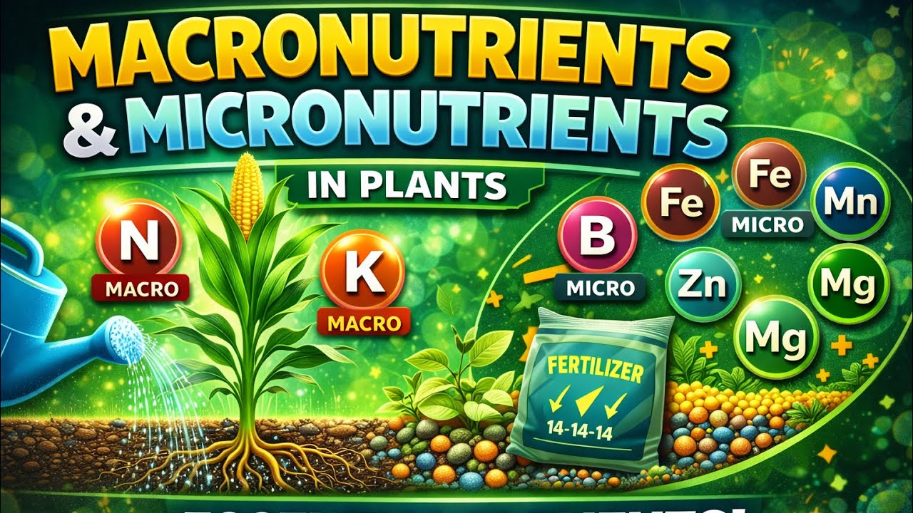“Nutrients in Plants | Macronutrients | micronutrients Types, Functions ...