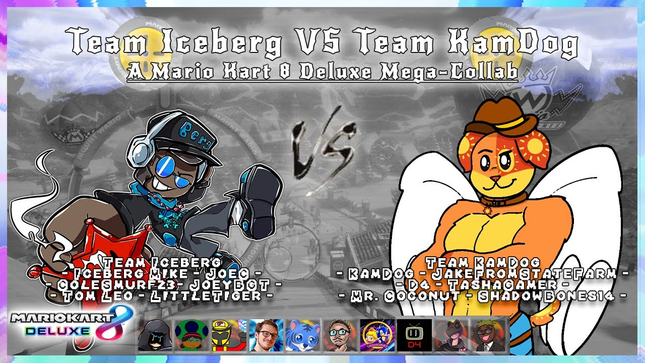KamDog VS Berg January 2025 MK8D Mega-Collab Part 2 - T-Pals Presents ...