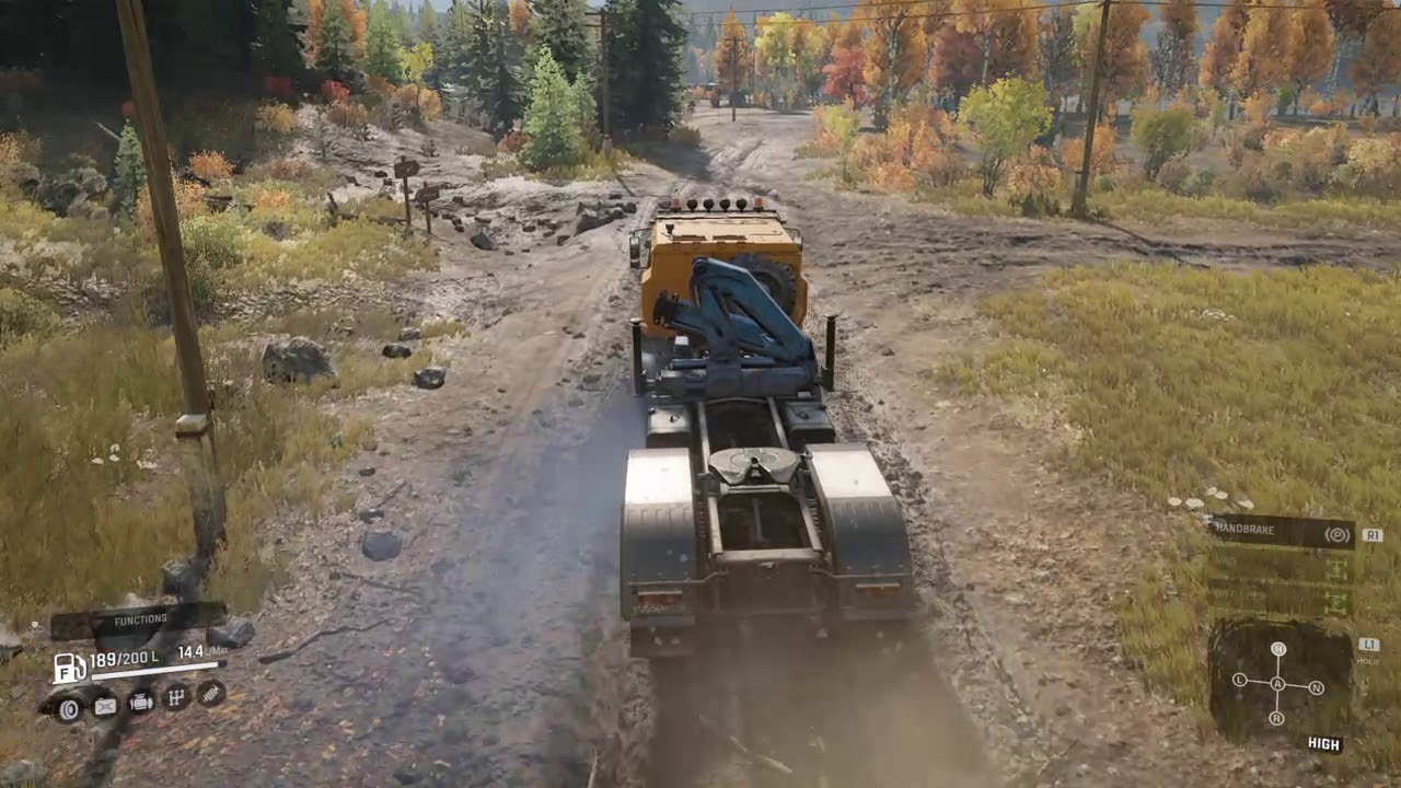 SnowRunner HighRange Gears = Fast Truck - YouTube