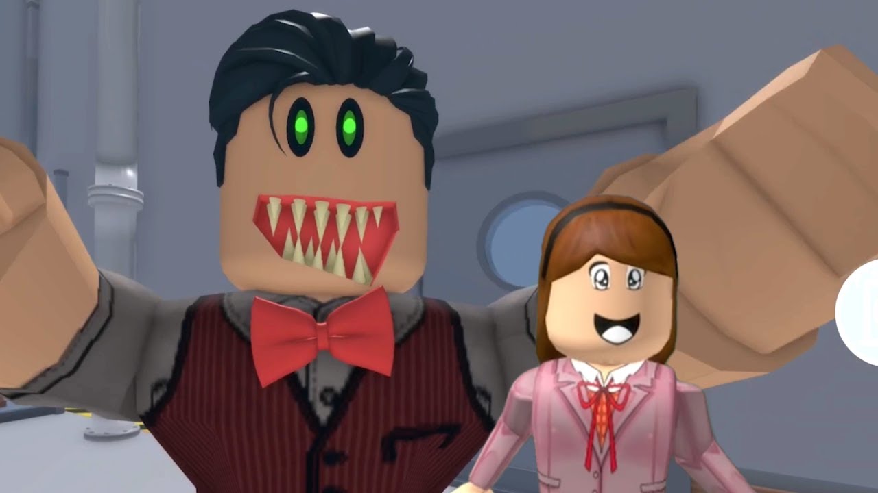 Escape The Evil Barber Shop (SCARY OBBY) School Jenna Vs Evil Barber ...