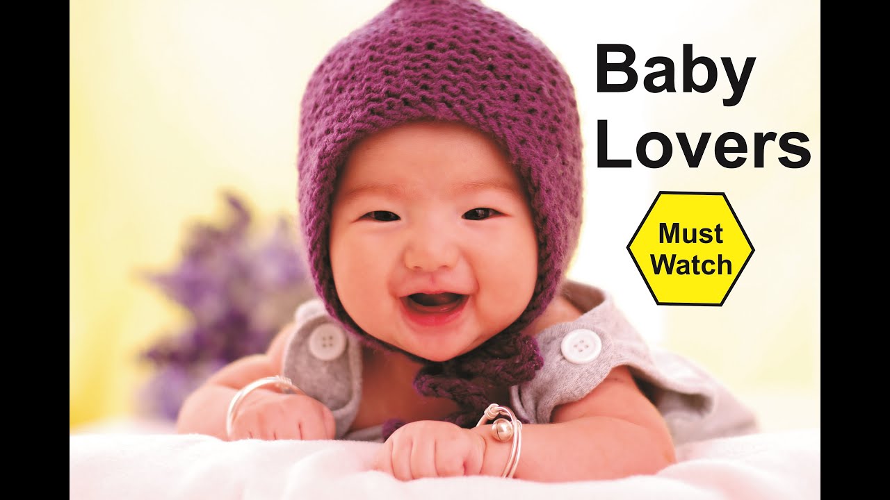 Tension and stress free cute baby with relax music - YouTube