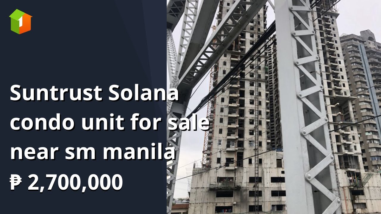 Suntrust Solana condo unit for sale near sm manila - YouTube