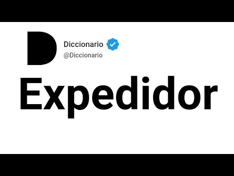 Expedidor Significado En Español - YouTube