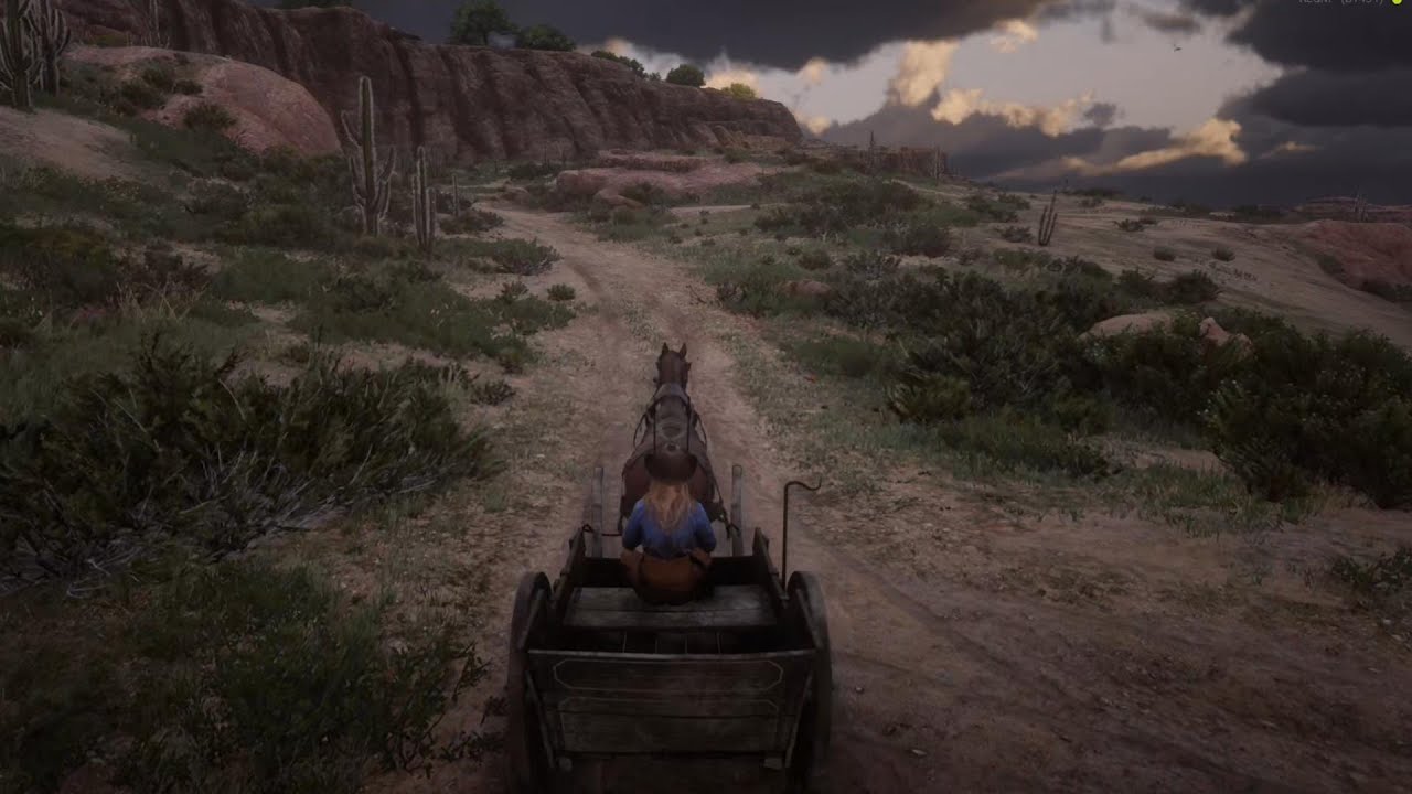 Red dead redemption 2 - ASMR - Solo wagon ride - YouTube