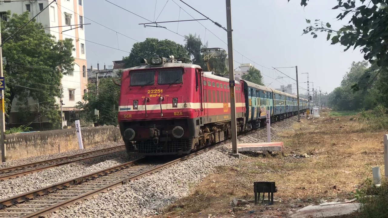 DRONACHALAM PASSENGER || 57328 || GUNTUR-DHONE || BZA WAP-4 || @ GUNTUR ...