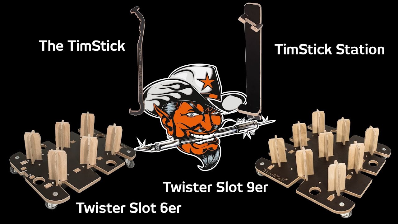 Yellotools The TimStick und Twister Slot - Folienrollen einfach anheben ...