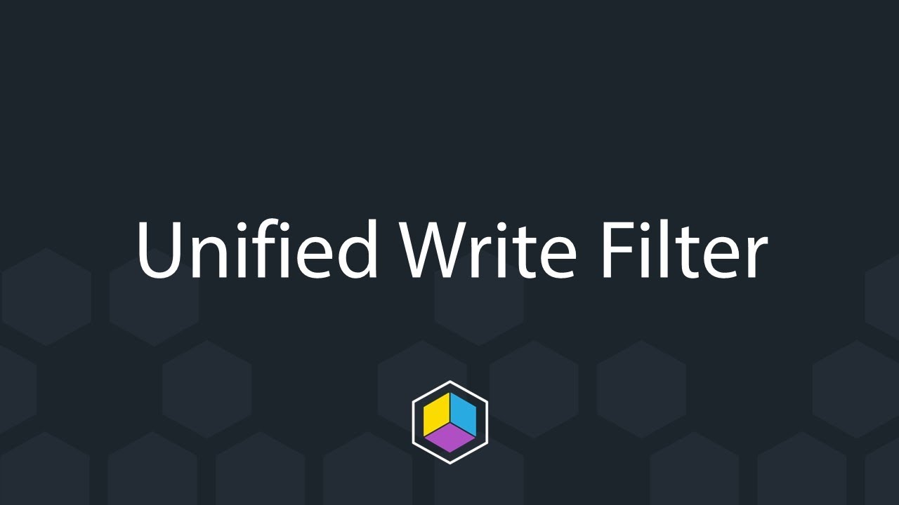 Unified Write Filter Configuration 57 Off