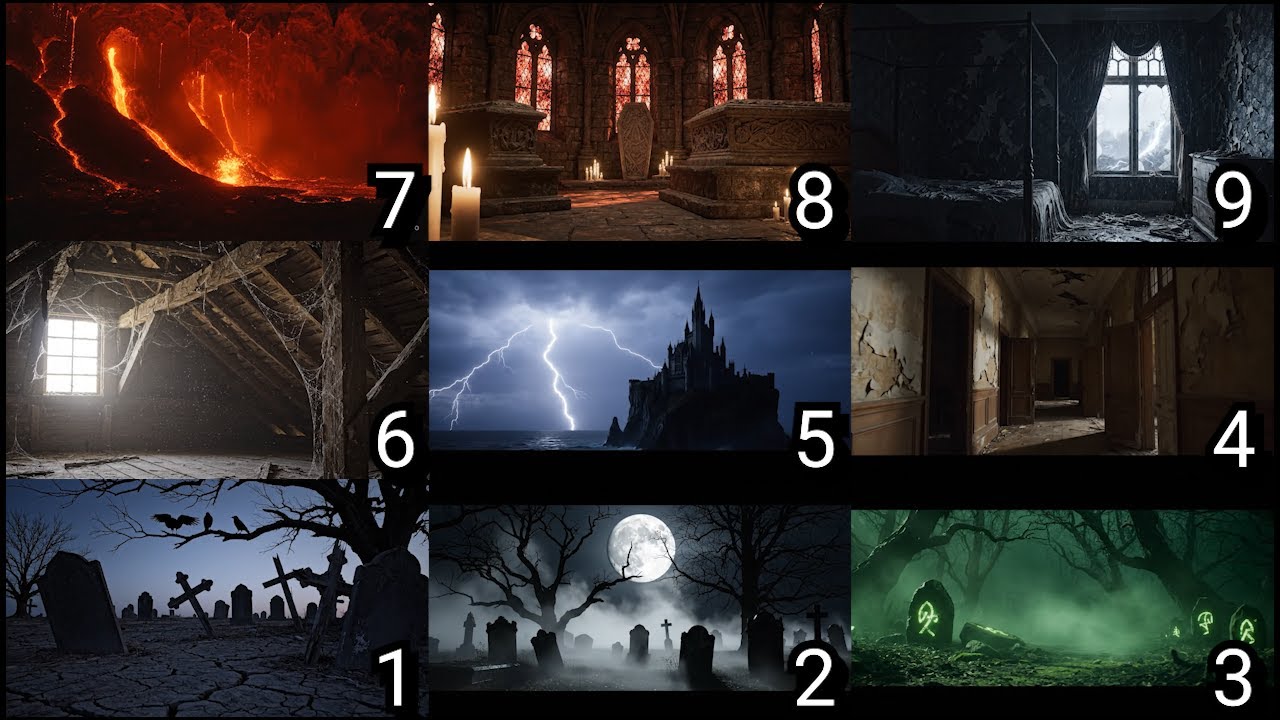Halloween Footage Pack (1) for Green Screen with Sound Effects, No ...
