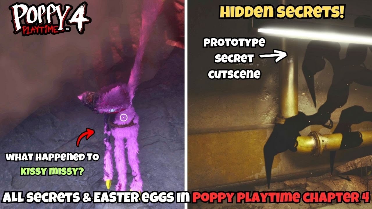 Poppy Playtime: Chapter 4 All Hidden Secrets & Easter Eggs You May Have ...