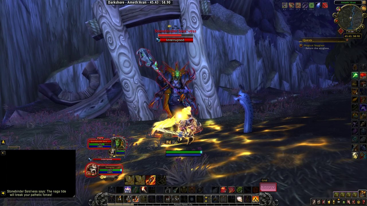 Stonebinder Ssra'vess | 8.1 Darkshore Rare Elite - YouTube
