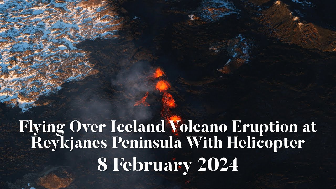Iceland Grand Circle Road Trip - Part 1 - Flying over Reykjanes ...