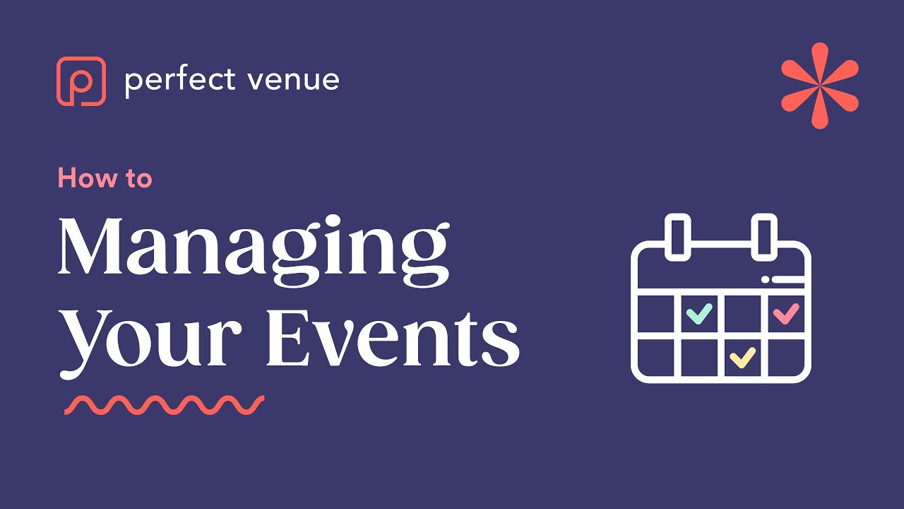 Managing Your Events with Perfect Venue - YouTube