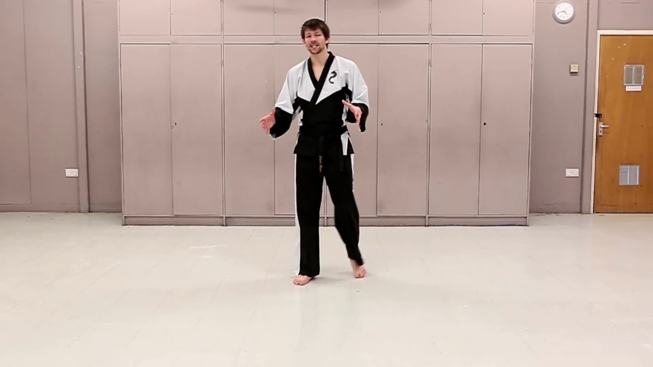 Matrix Martial Arts Syllabus Video No.20 - jump turn back kick - YouTube