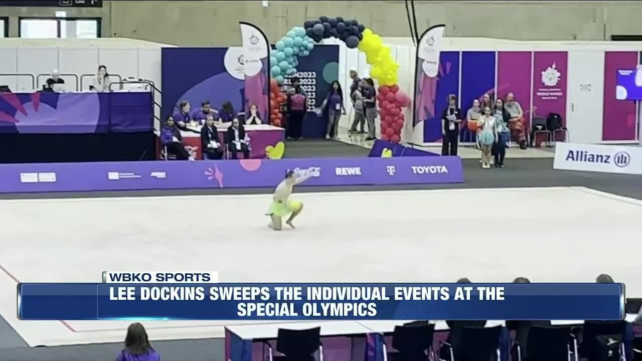 Lee Dockins wins four more medals at the Special Olympics Games - YouTube