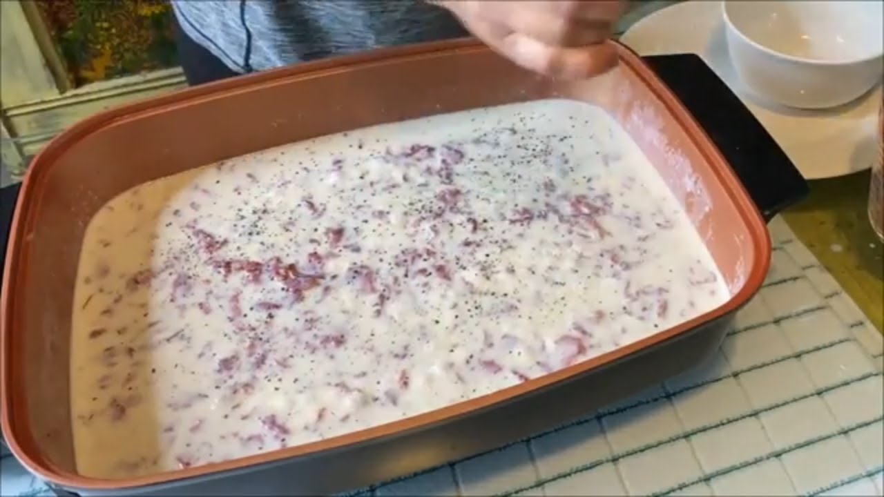 How to make Creamed Beef over Toast, (brown beef in butter) SOS - YouTube
