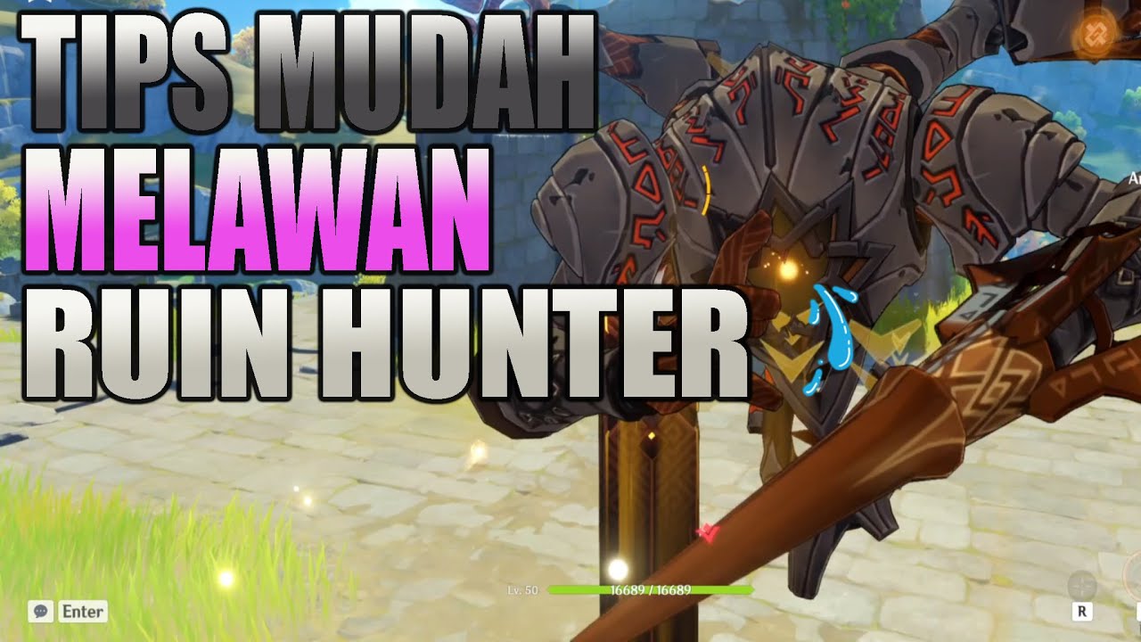 Cara Mudah Melawan Ruin Hunter - Genshin Impact - YouTube