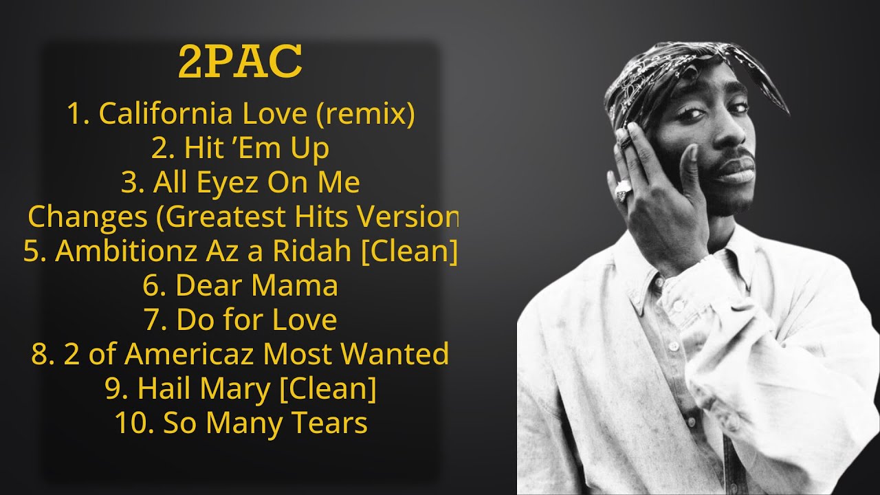 2__Pac ~ Full Album of the Best Songs of All Time - Greatest Hits - YouTube