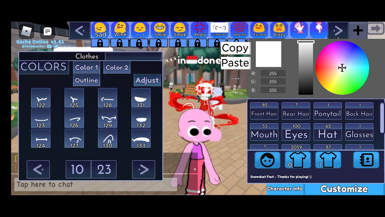 Me making peppa pig in gacha online long - YouTube