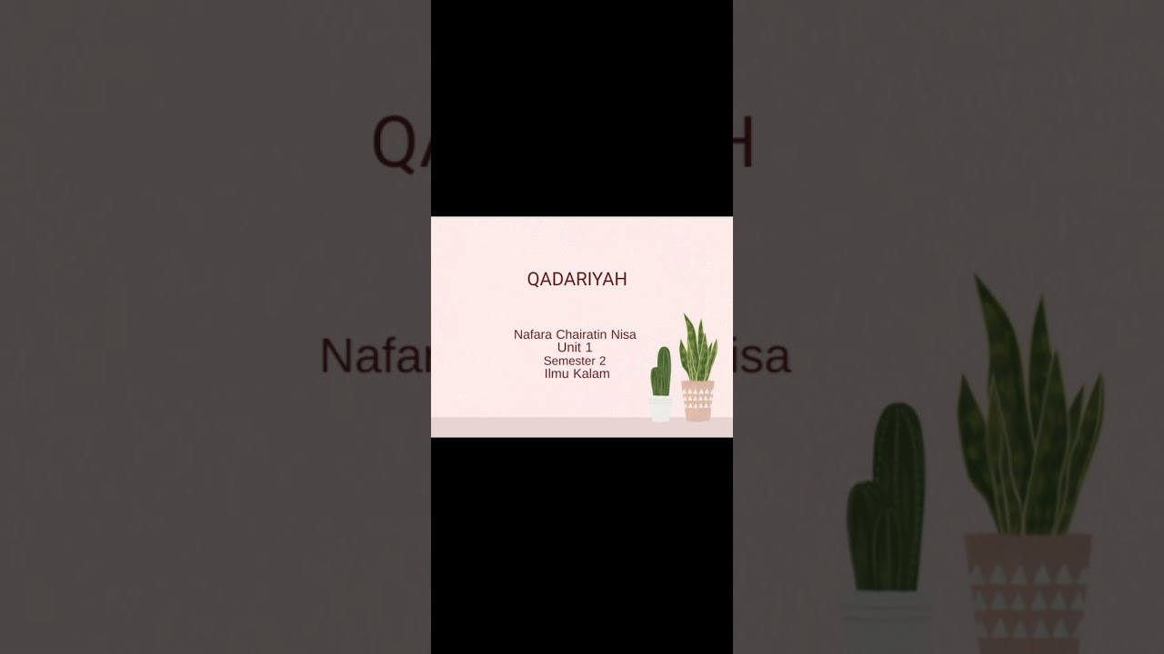 SEJARAH ALIRAN PAHAM QADARIAH - YouTube