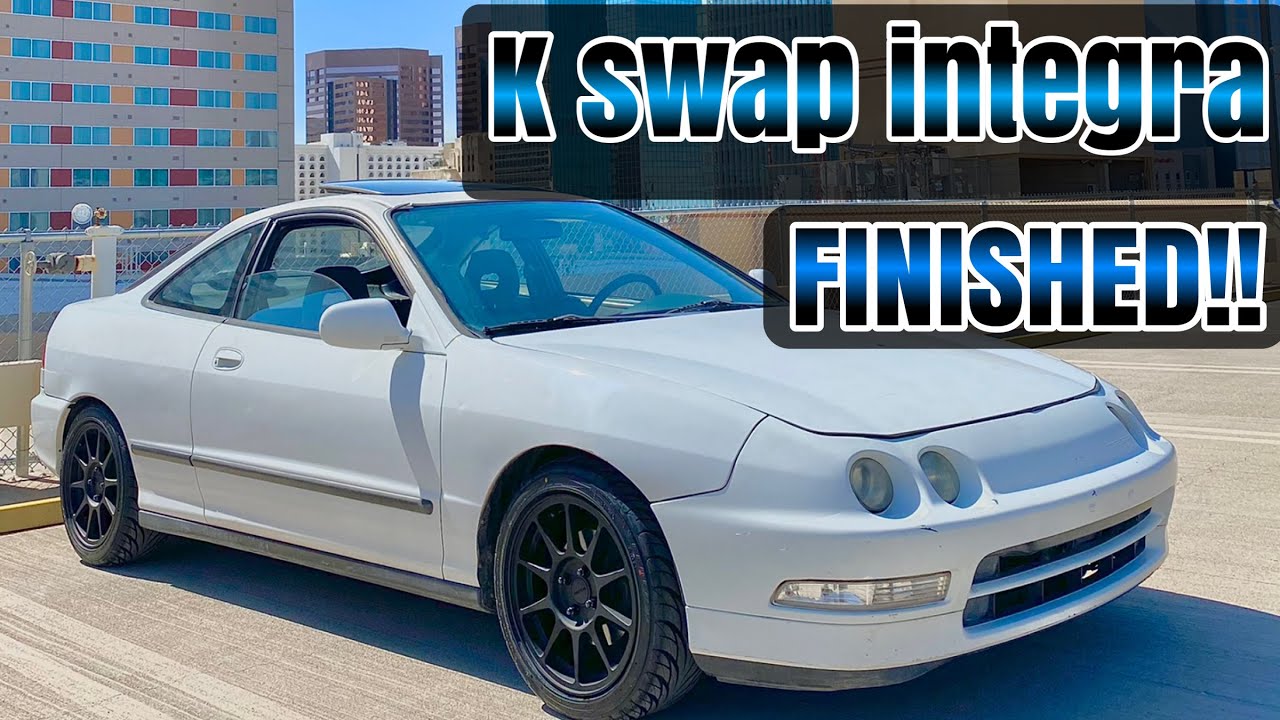 k swap Integra done - YouTube