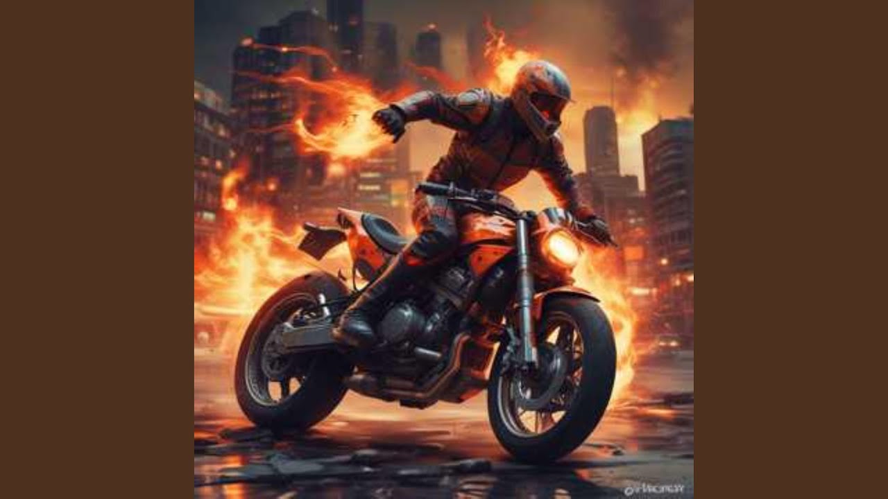 riding through fire - YouTube
