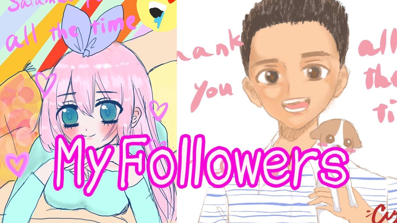 Draw My Follower Pictures😳😳[Thank you for participation]How to Draw ...