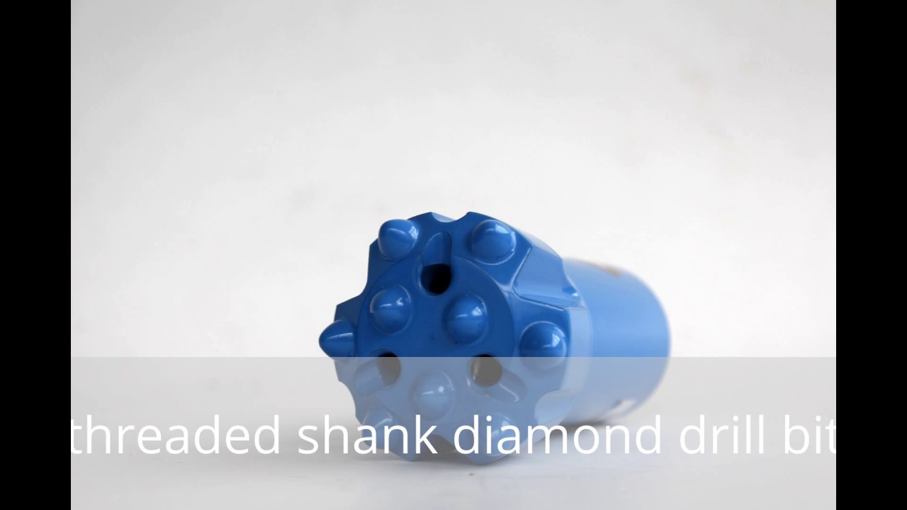 KKD.ST58 89mm thread drilling button bit - YouTube