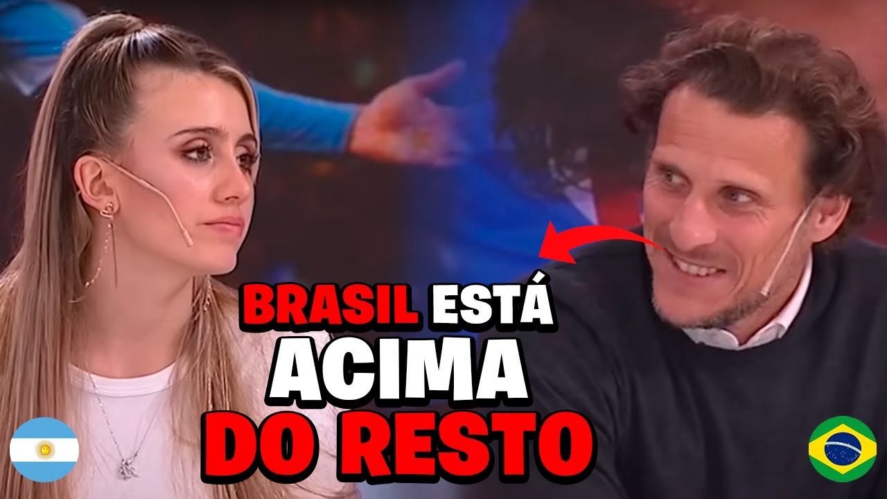 Forlán HUMILHA argentinos em programa de TV: "BRASIL É FAVORITO" - YouTube