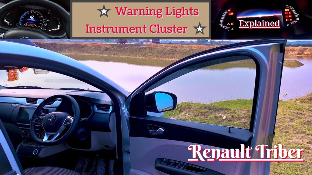 Dashboard Warning Signs | Renault Triber RXZ 2024 Model | Instrument Cluster | Explained - YouTube