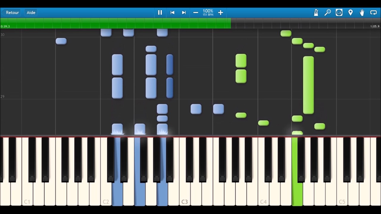 Future - Mask Off - Piano Synthesia - YouTube