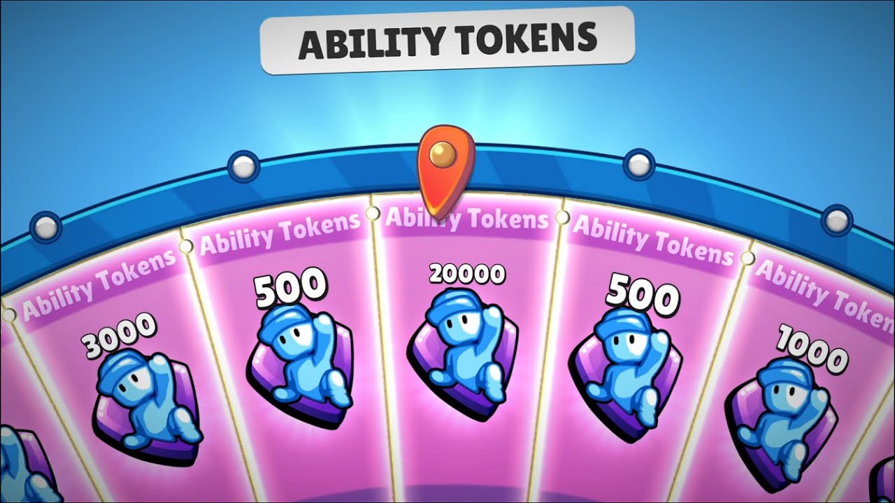 Spinning The New Ability Tokens Wheel 30 Times - Stumble Guys - YouTube