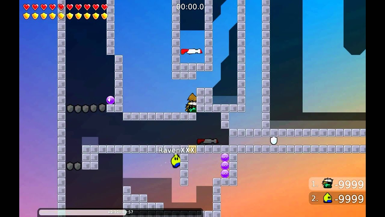 Trailer[1] - teeworld map - Baguette by artkis - YouTube