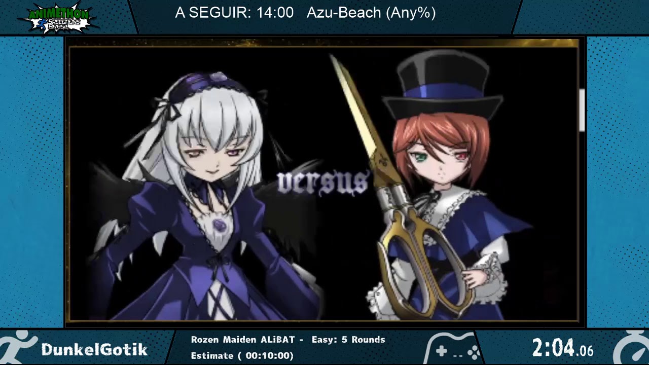 Rozen Maiden ALiBAT (Easy: 5 Rounds) - Animethon 2019 - YouTube