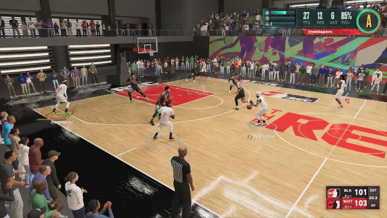 NBA 2K23 INSIDE THE ARC SCORER DOES IT ALL.....7'0 Victor W - YouTube