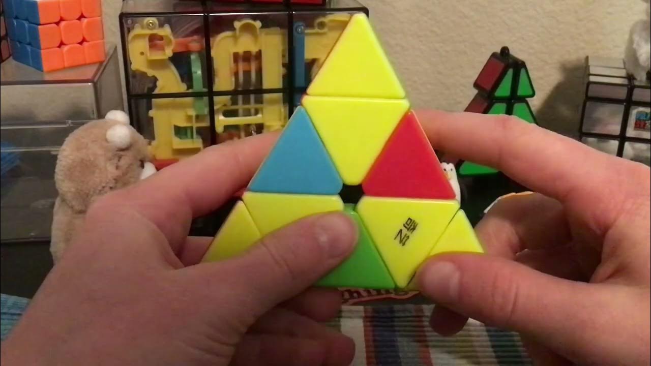 The Easiest Way To Solve The Pyriminx! - YouTube