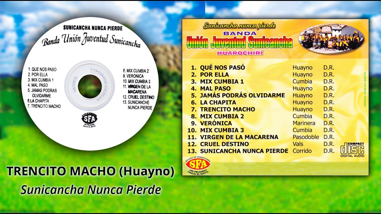 Trencito Macho - Banda Unión Juventud Sunicancha - YouTube