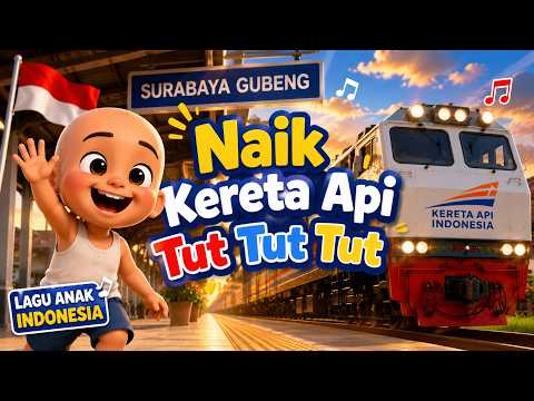 Naik Kereta Api Tut Tut Tut 🚂 | Lagu Anak Indonesia (Animasi 3D)