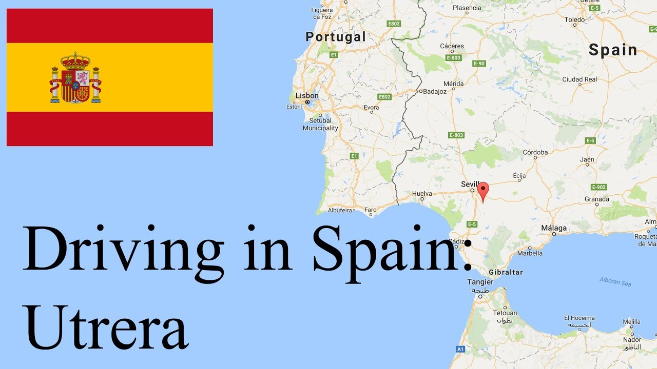 Driving in Spain: Utrera - YouTube