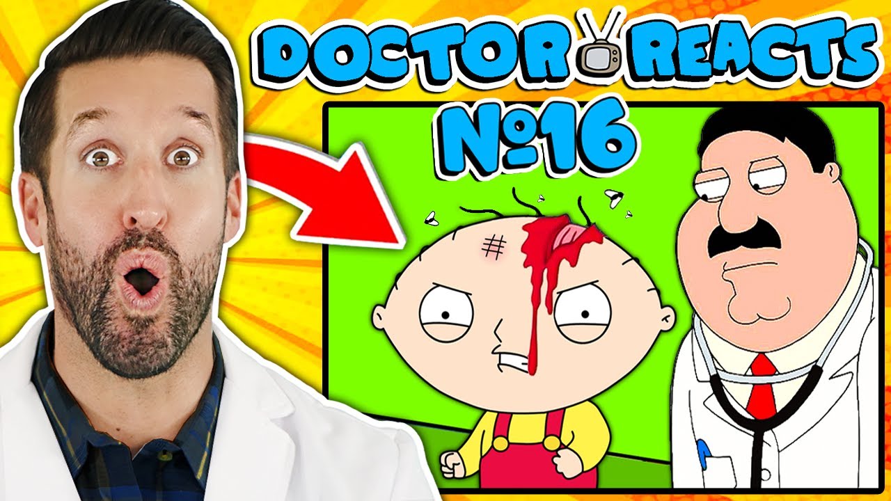 ER Doctor REACTS to Hilarious Family Guy Medical Scenes #16 - YouTube