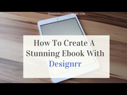 How To Create An Ebook Using Designrr - YouTube