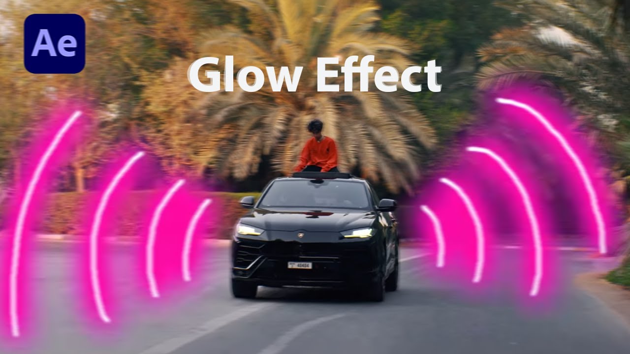 How to Add Glowing Effect - After Effects - YouTube