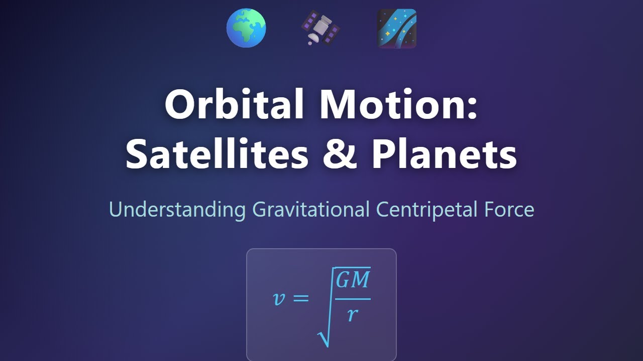Orbital Motion Explained: How Satellites & Planets Stay in Orbit ...