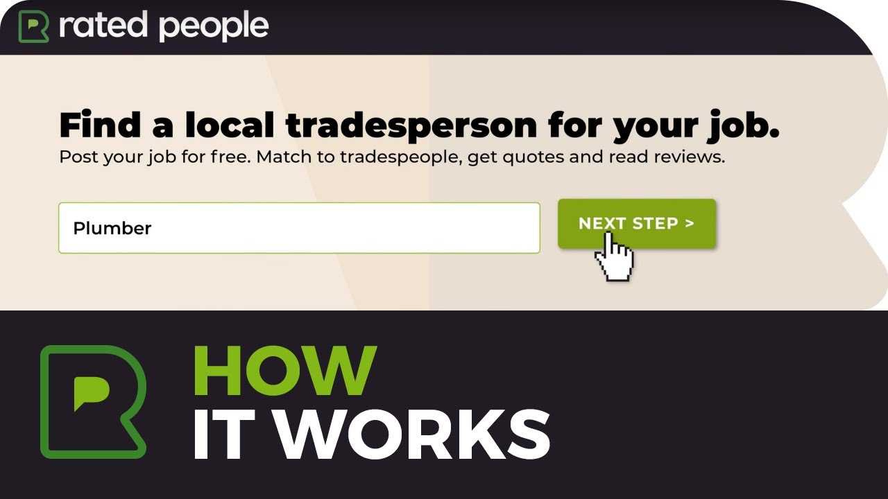 How to find a reliable tradesperson on Rated People - YouTube