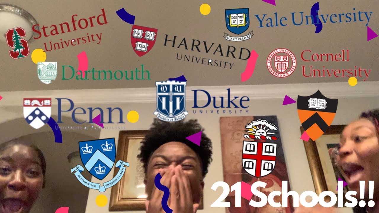 COLLEGE DECISION REACTIONS 2023...21 COLLEGES...Ivy's...Harvard...Duke ...